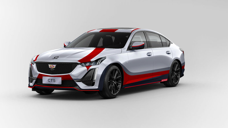 凯迪拉克CT5与索尼PS5跨界联动 推战神特别涂装版_凤凰网汽车_凤凰网
