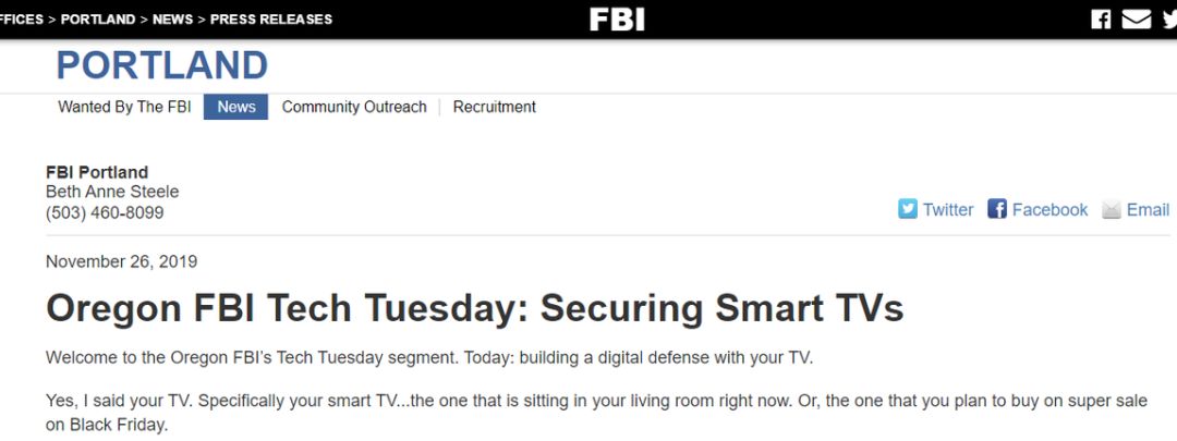 来自FBI的警告：智能电视或成黑客攻击目标_凤凰网