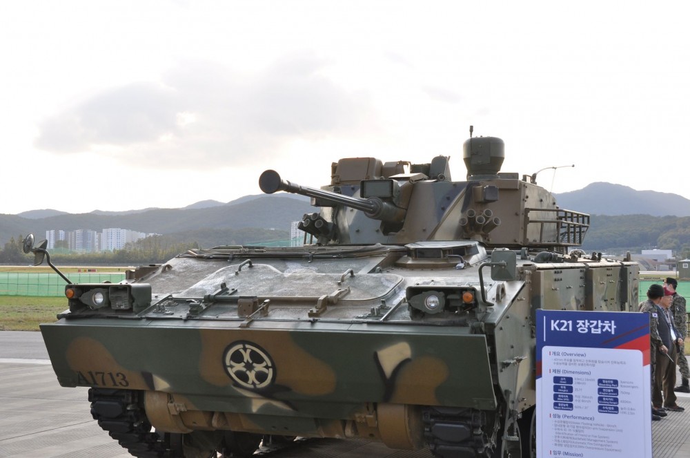 K2坦克领衔 韩国防务展陆军主力装备全部上阵__凤凰网
