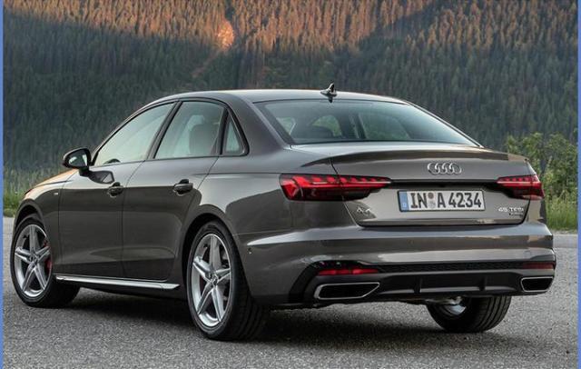 奥迪新A4海外实车照曝光，看尾灯还以为是A6，油耗大幅下降__凤凰网