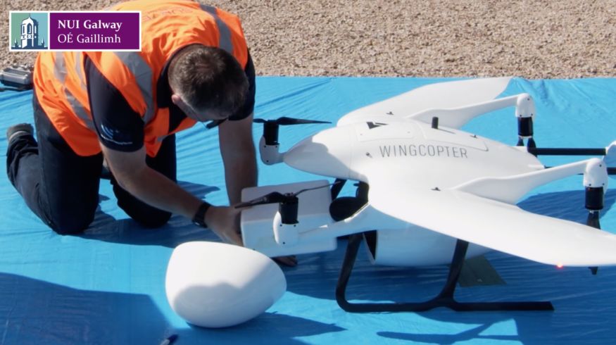 15 分钟飞越18 公里海峡无人机为爱尔兰离岛糖尿病患送药__凤凰网