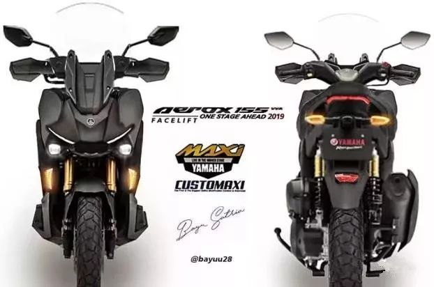 雅马哈也要出ADV踏板了?ADV155网图曝光,车头跟R1神似_凤凰网汽车_凤凰网