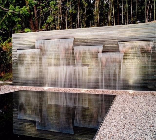 夏天到了,一面水景墙,给注入灵动之气__凤凰网