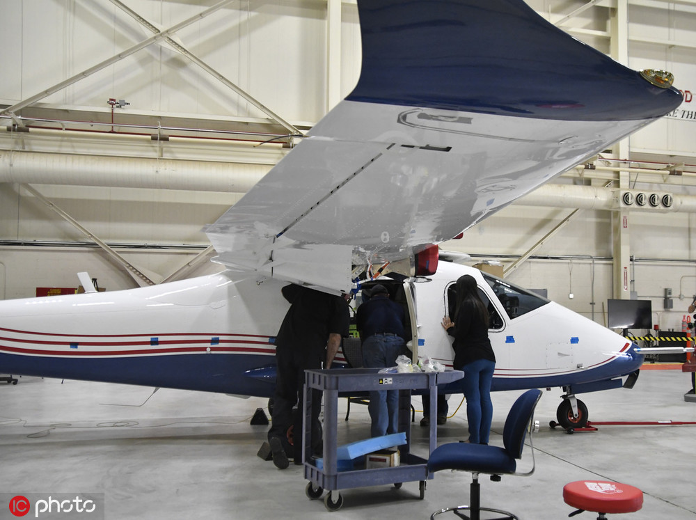 美国宇航局X-57电动飞机交付 即将进行14电动马达螺旋桨飞行测试_凤凰网