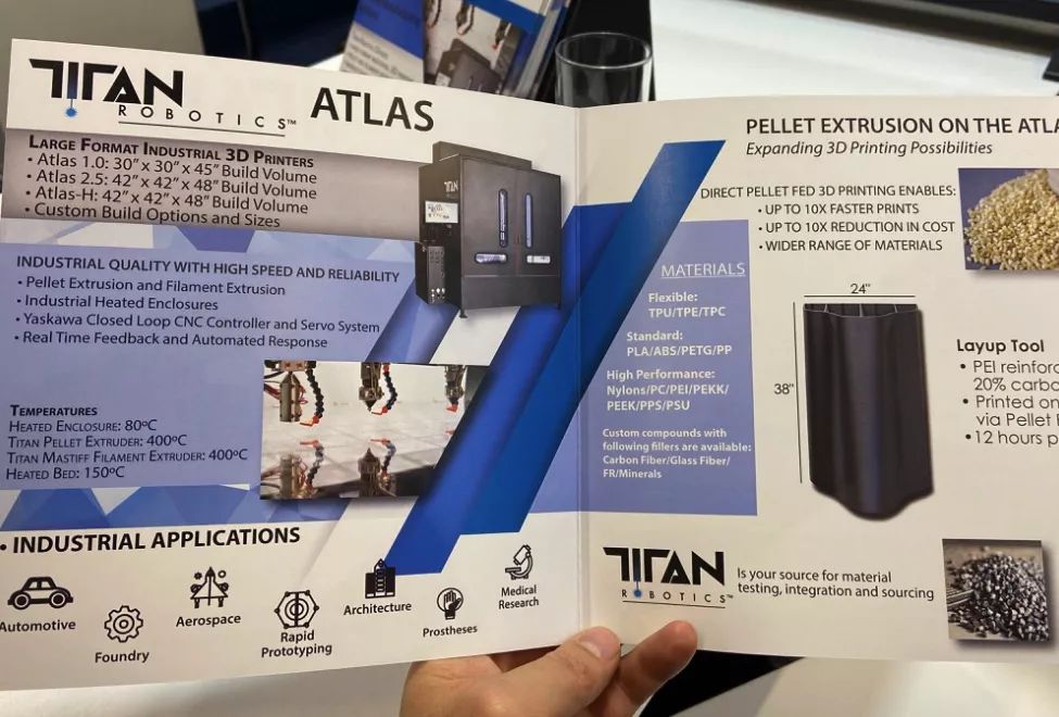 新：高速/大尺寸/颗粒料FDM 3D打印机Titan Robotics__凤凰网