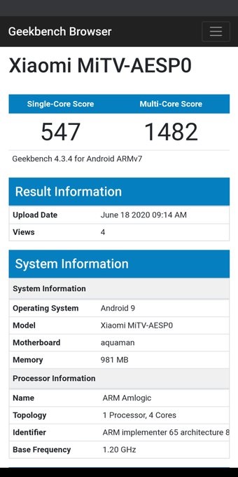 小米电视棒通过 Google 认证，性能跑分曝光__凤凰网