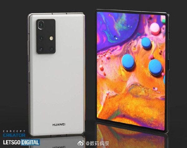 华为Mate X2再曝概念渲染图：无挖孔的真全面屏来了__凤凰网