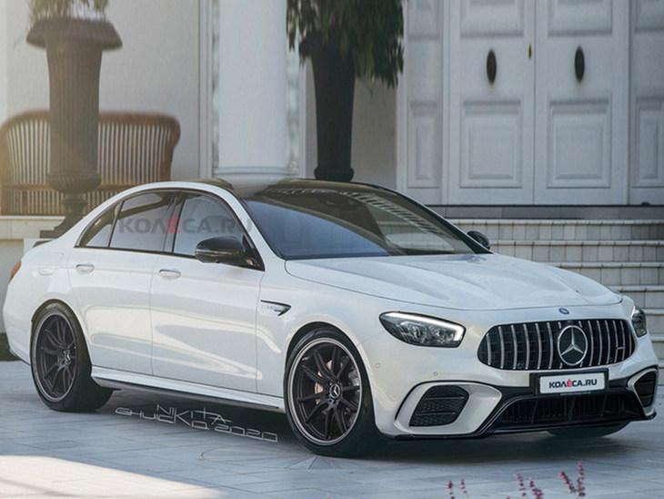 奔驰全新AMG E63渲染图曝光 将年底发布 搭4.0T V8轻混动力_凤凰网汽车_凤凰网