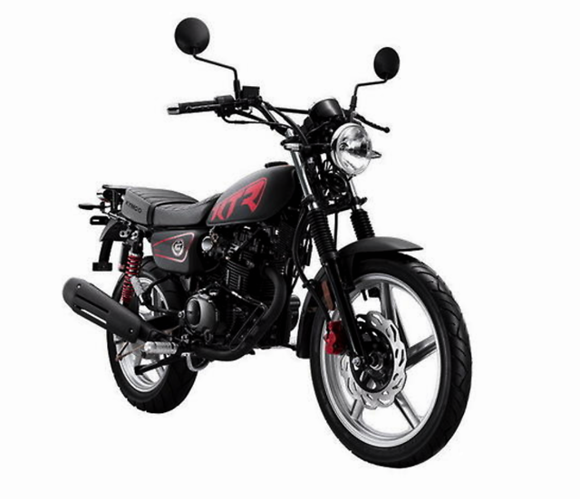 光阳入门档车KTR150 Scrambler改装，车牌是亮点_凤凰网汽车_凤凰网