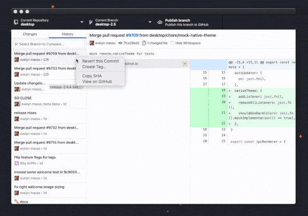 GitHub Desktop 2.5发布 支持Git标签功能__凤凰网