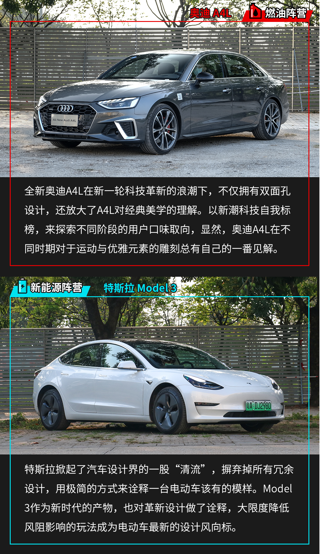奥迪A4L对飚特斯拉Model 3，新时代工具与玩具的较量！_凤凰网汽车_凤凰网