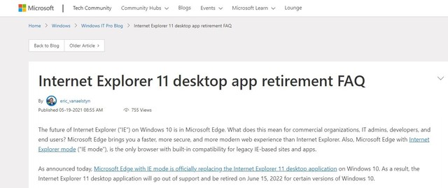 Win10 IE浏览器6月告别：以Edge浏览器IE模式工作__凤凰网