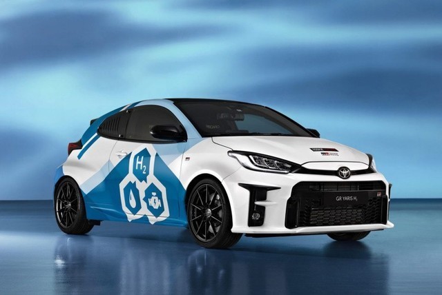 丰田 GR Yaris 氢燃料发动机原型车公布__凤凰网