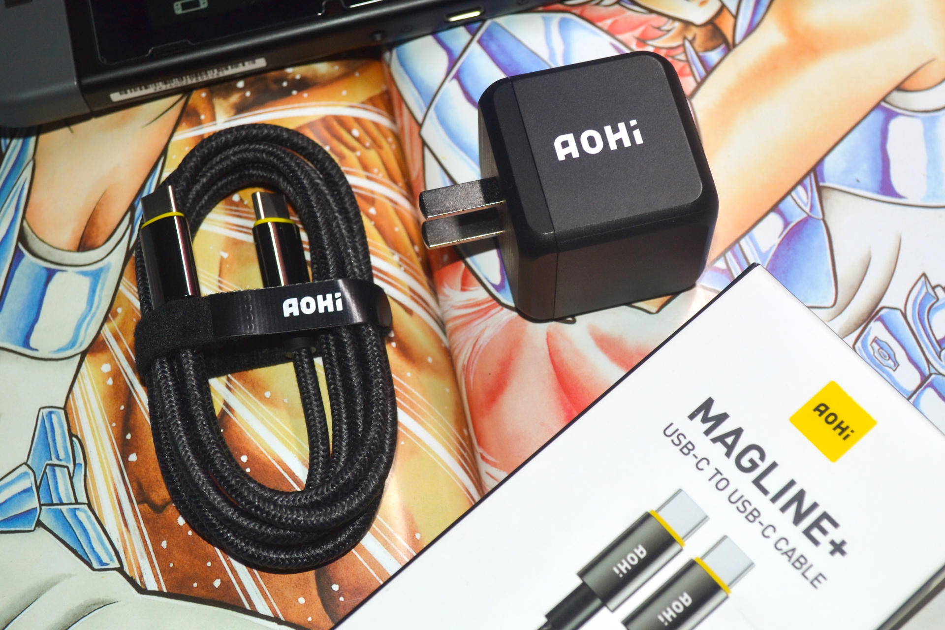 给SWITCH的新装备 Aohi 65W氮化镓GaN快充PD充电器__凤凰网