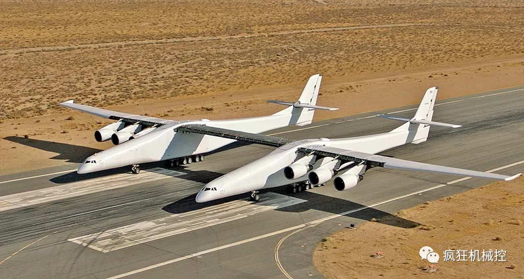 全球最大飞机完成第二次试飞，双机身设计，6台发动机28个轮子！_凤凰网