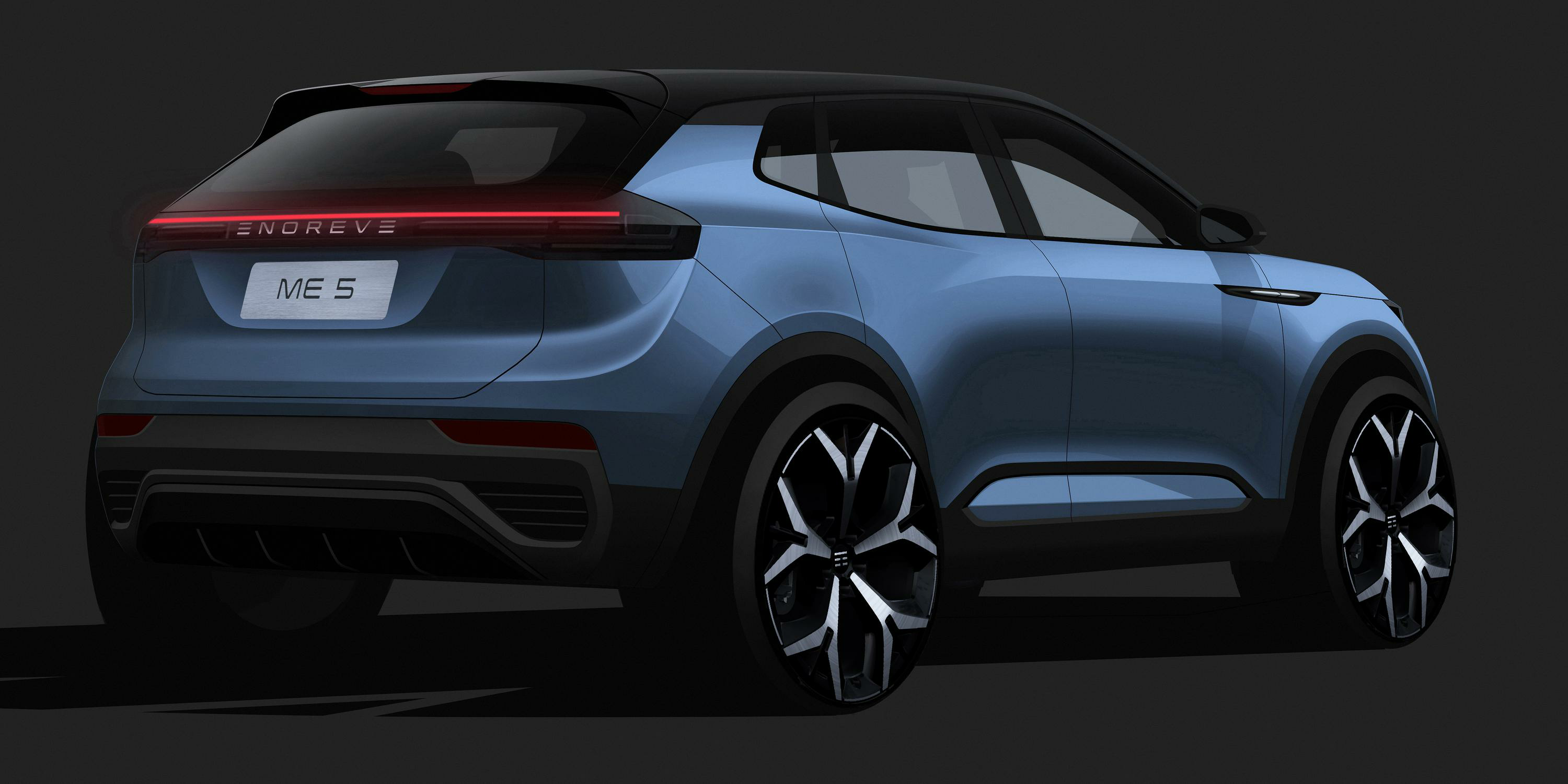 天际汽车ME5效果图曝光 或将是联合京东造车的首款产品__凤凰网