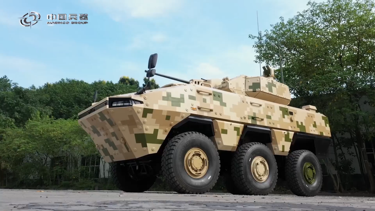珠海航展新武器：VN-22轮式装甲车，技术远超解放军现役轮式战车_凤凰网军事_凤凰网