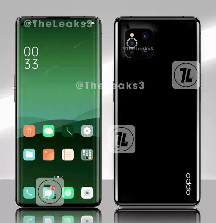 OPPO Find X3 最新渲染图曝光，常温跑分 77 万一季度发布_凤凰网科技_凤凰网