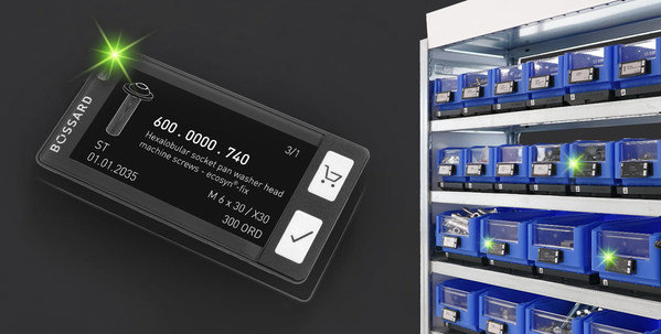 Bossard柏中推出亮灯拣选系统，快速定位物料提高拣货或补货效率_凤凰网