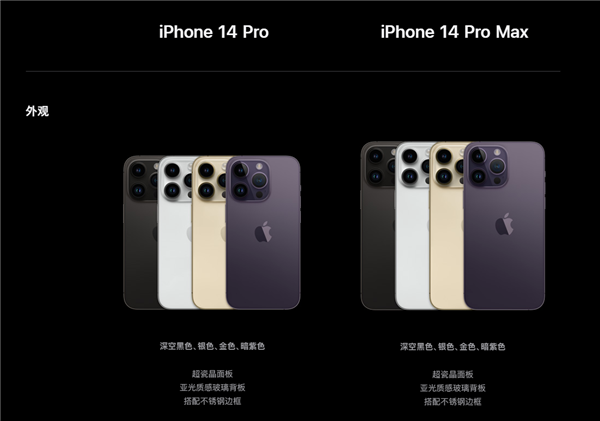 远峰蓝被砍！iPhone 14 Pro的灰色和金色也变了_凤凰网