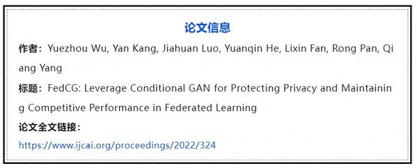 FedCG：利用条件生成对抗网络在联邦学习中保护隐私并保持模型性能_凤凰网