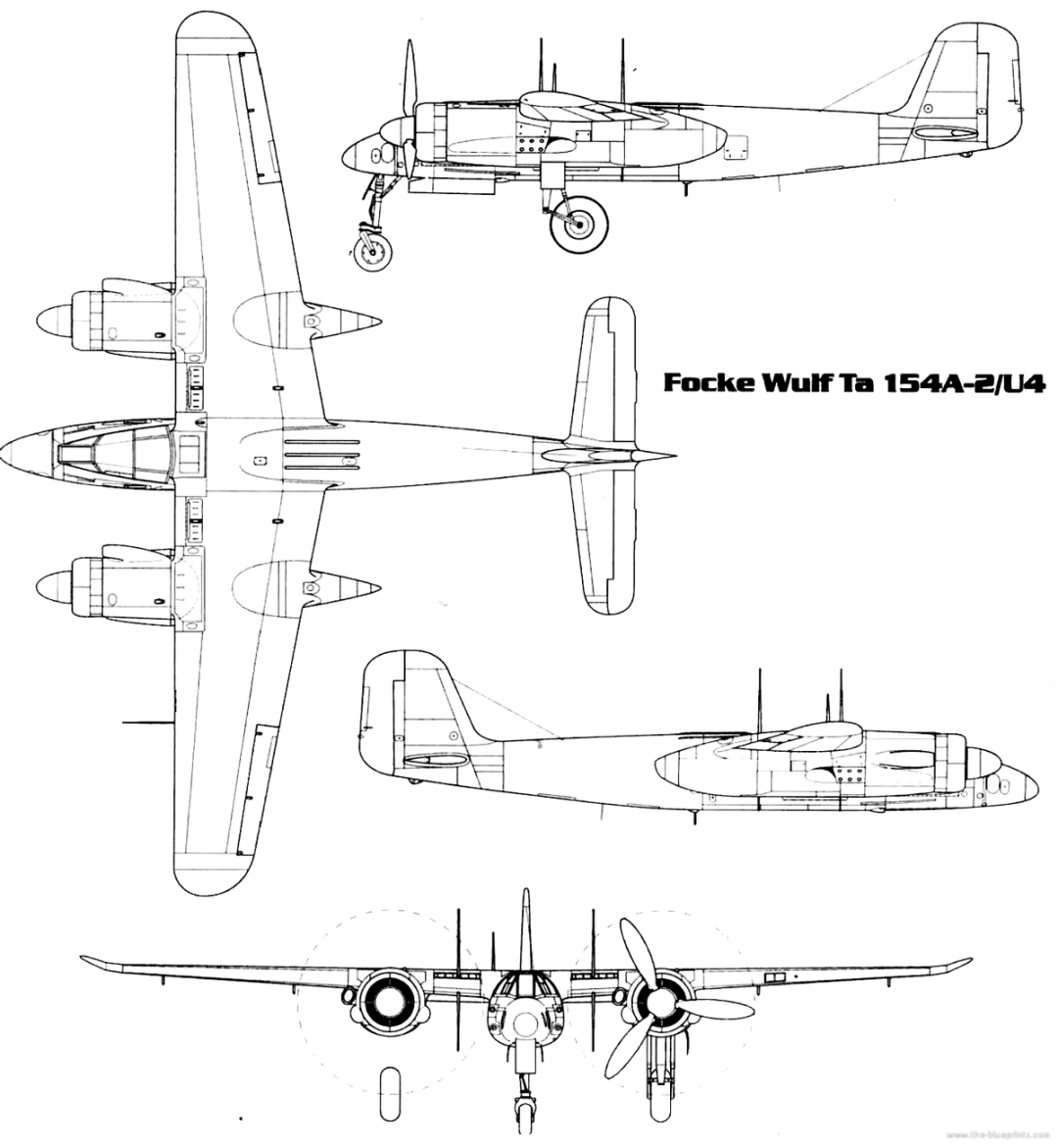 780. 德国蚊式：Ta 154夜间战斗机小传_凤凰网
