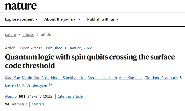 登上Nature封面 90后中科大校友实现硅量子计算99%保真度_凤凰网