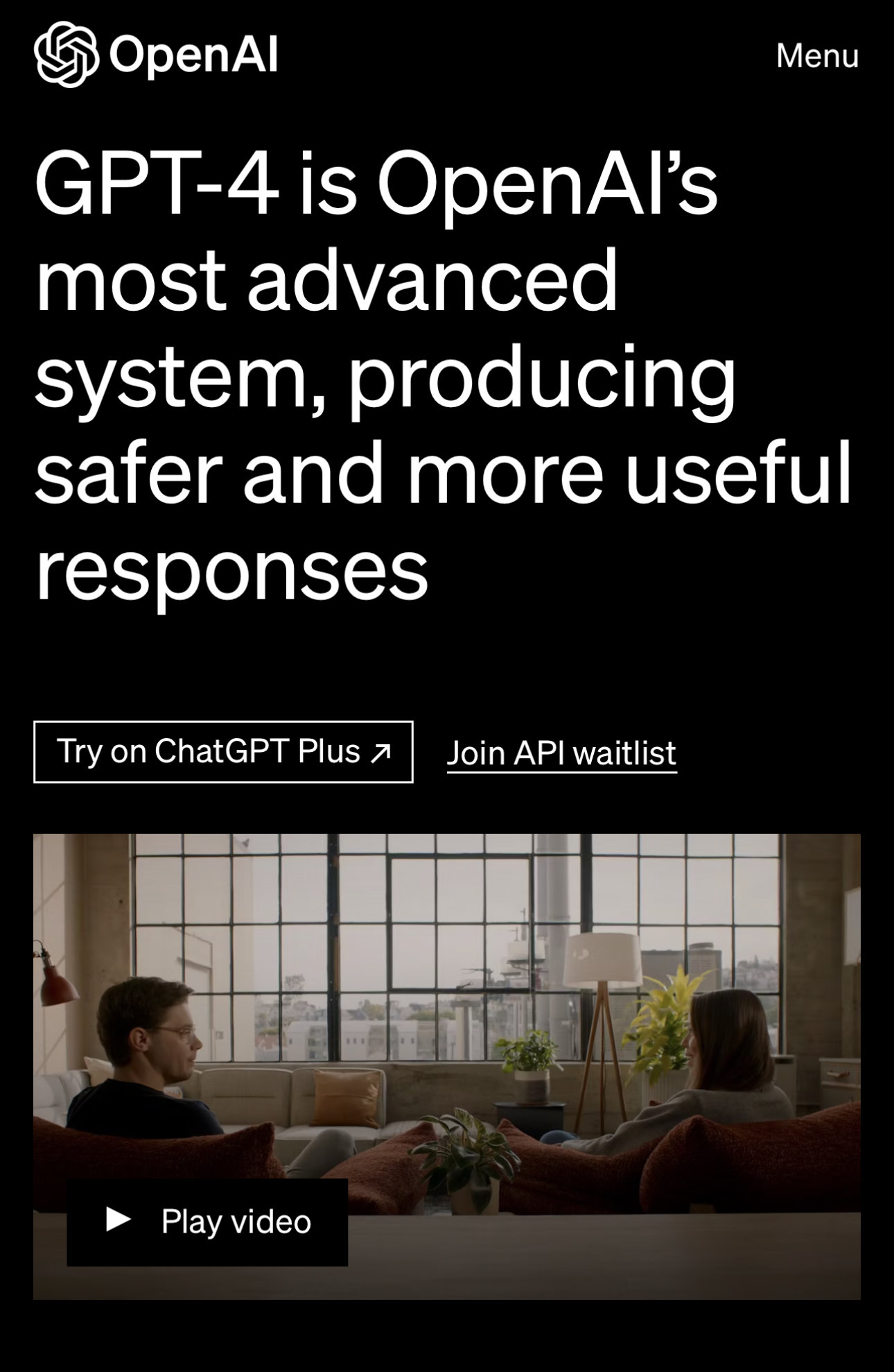 OpenAI发布多模态大模型GPT-4：直接开放API，ChatGPT升级_凤凰网