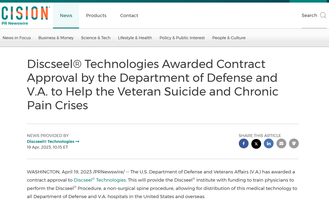 8000多例成功治疗！Discseel®Procedure・DST椎间盘修复再生术助力腰椎病治疗_凤凰网