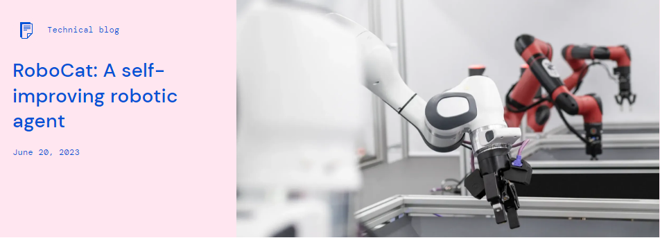 谷歌旗下DeepMind展示用于通用机器人的AI智能体RoboCat_凤凰网