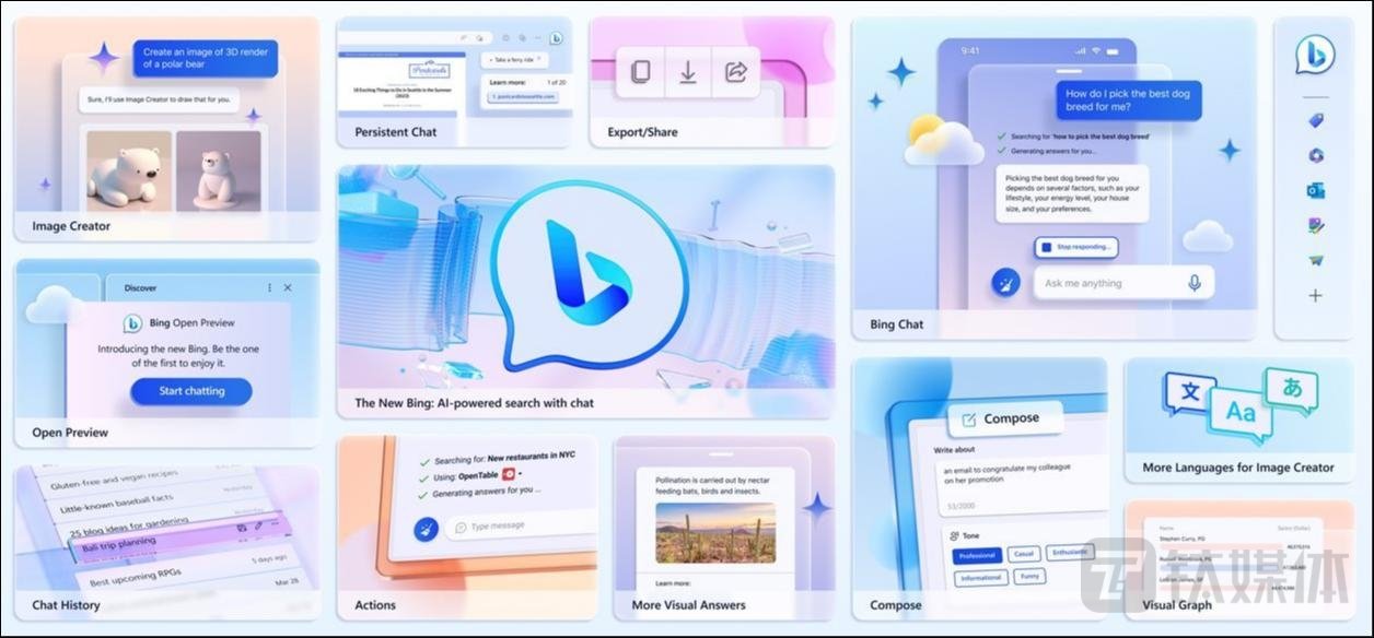 搜索大战白热化：微软全面开放Bing Chat 谷歌或实现个性化搜索_凤凰网