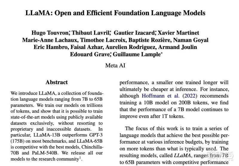 Meta连夜加入AI大模型混战！用1/10参数量干过GPT-3，单个GPU就能跑_凤凰网