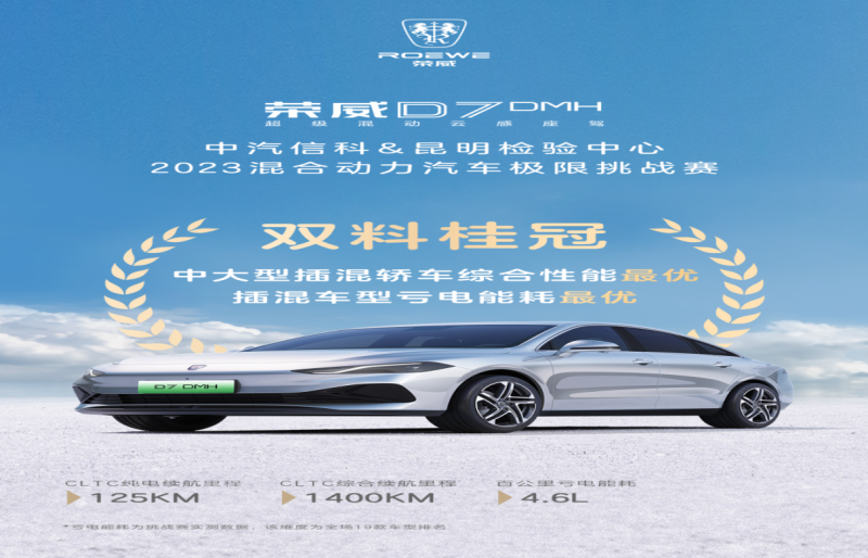 荣威D7 DMH新能源车型引领未来出行，上汽吴冰带队实现新突破_凤凰网