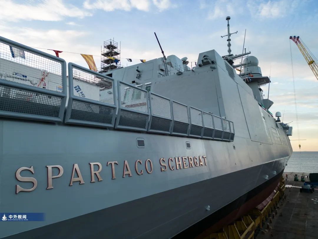 意大利首艘加强型“FREMM”下水_凤凰网军事_凤凰网