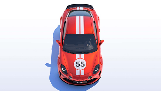 推出定制涂装 Alpine A110特别版官图发布_凤凰网汽车_凤凰网