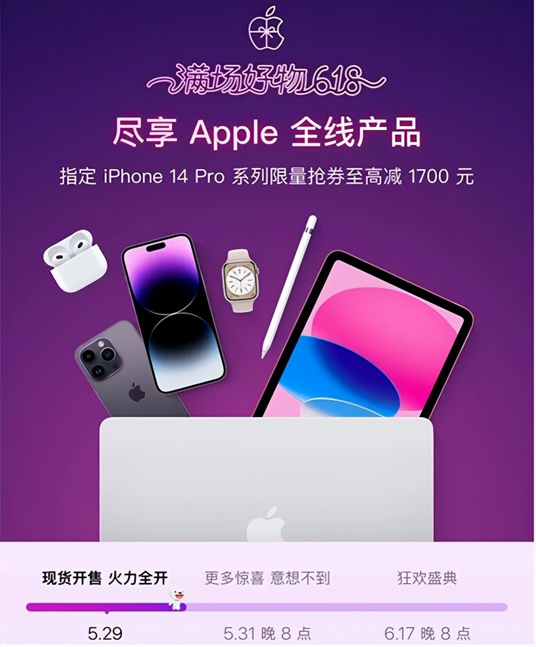 京东618 Apple大额优惠券上线！iPhone 14系列至高优惠1700元_凤凰网