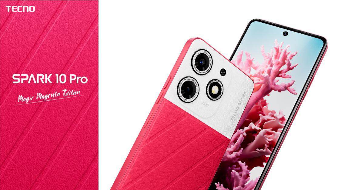 TECNO全新SPARK 10 Pro Magic Magenta款正式发布，绚丽配色搭载全球首发科技夜光皮革技术_凤凰网