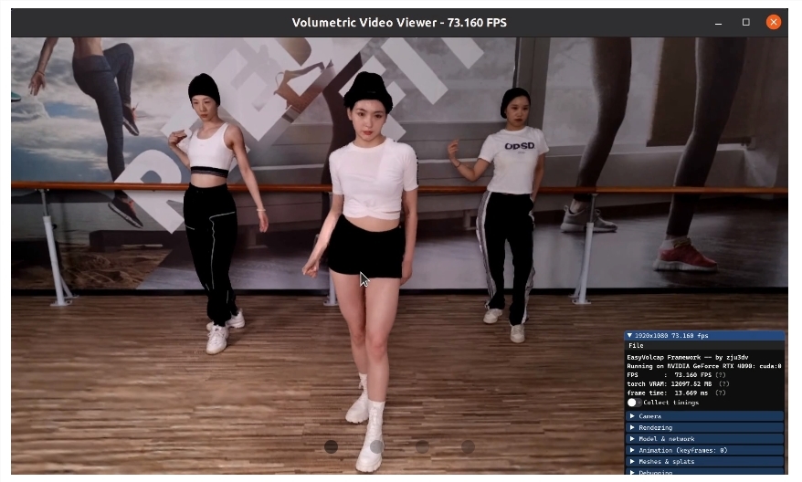 研究者推3D视频渲染新方法4K4D 画面相当流畅_凤凰网