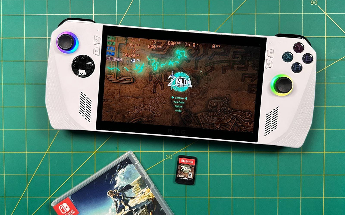 “Switch Pro”在此，ROG Ally可15W稳30fps玩《塞尔达传说：王国之泪》__凤凰网