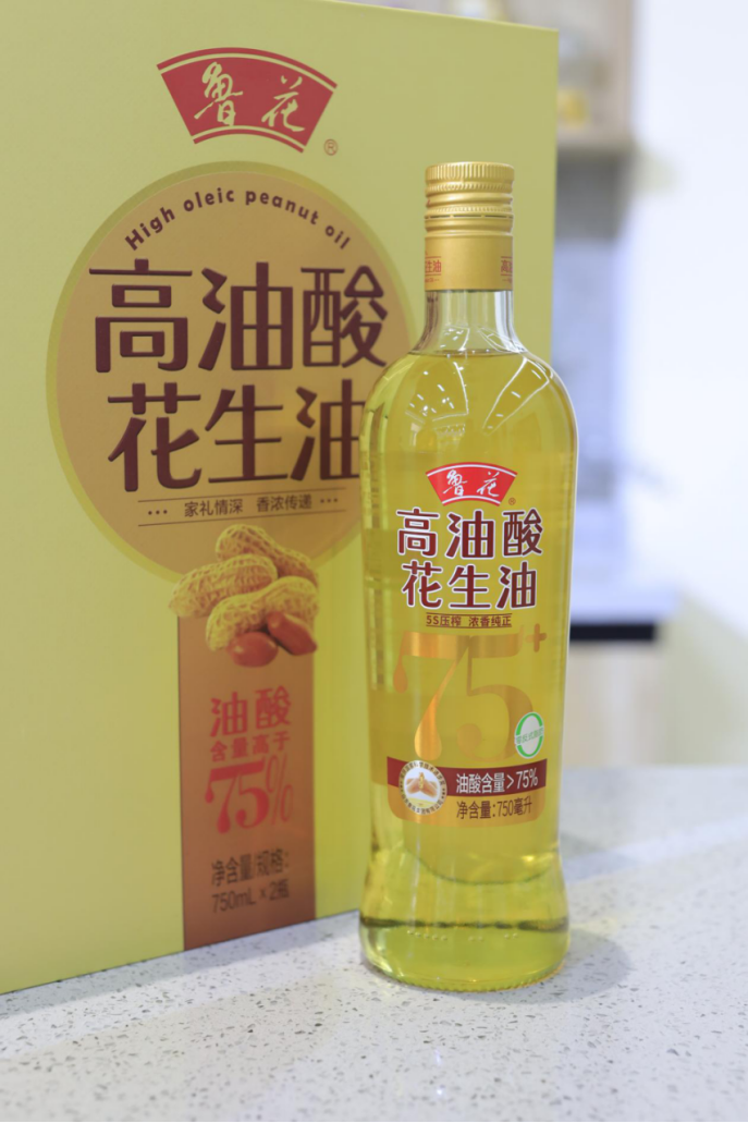 油酸含量高达75%，鲁花高油酸花生油让佳肴更具健康特色