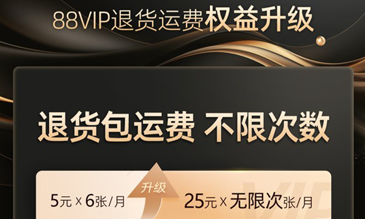 88VIP新权益上线，今起正式推出无限次退货包运费服务_凤凰网