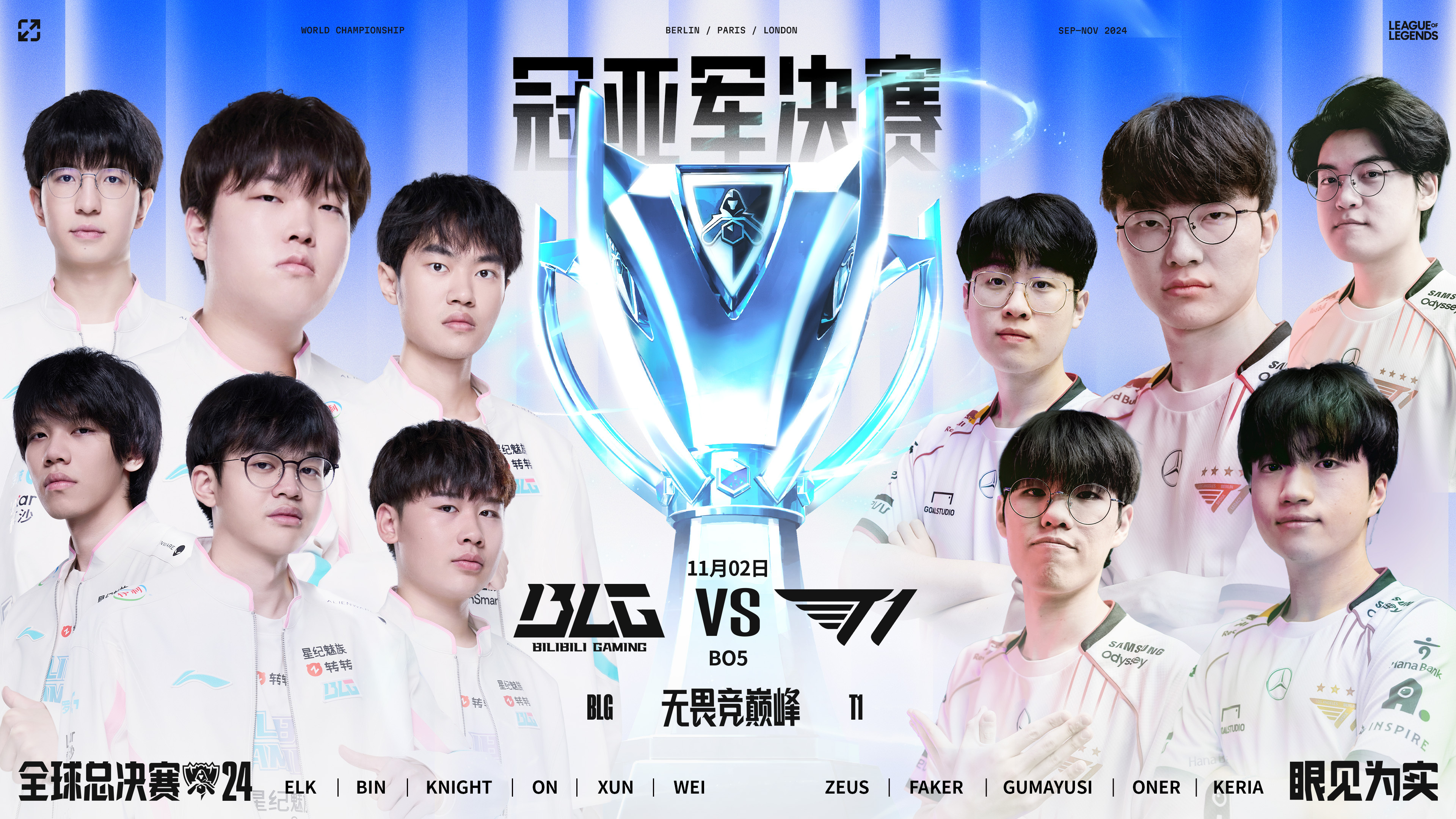 2024英雄联盟全球总决赛决赛在即，BLG与T1谁将夺冠_凤凰网区域_凤凰网