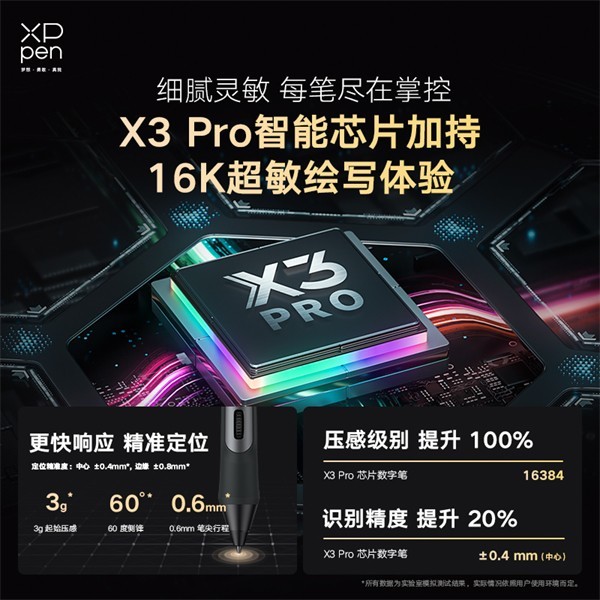 XPPen新品X3 Pro滚轮笔领势登场，让创意自由旋转_凤凰网