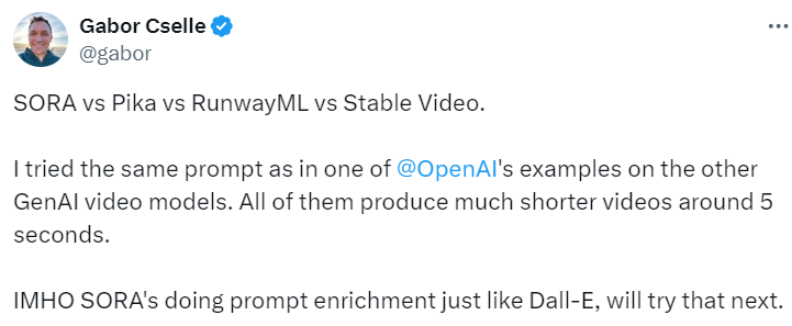 降维打击！Sora与Runway、Pika的对比来了 震撼效果的背后…_凤凰网