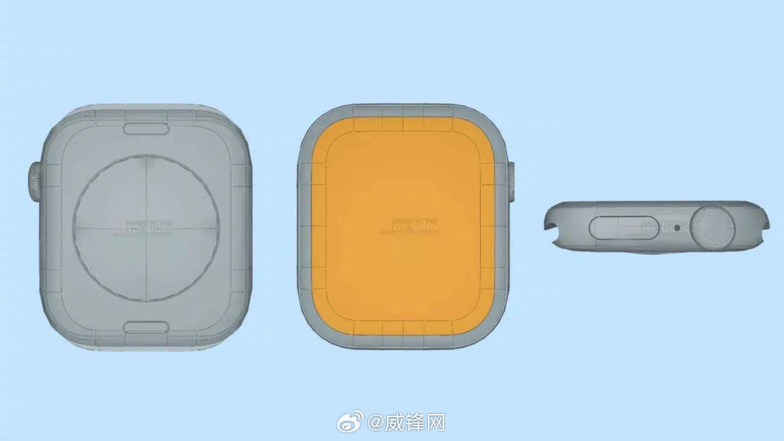 疑似Apple Watch X的CAD渲染图曝光 具有2英寸显示屏 _凤凰网