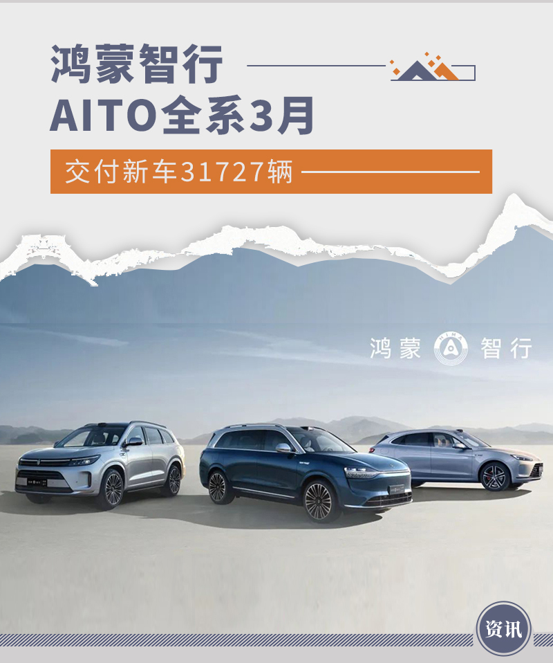 鸿蒙智行AITO全系3月交付新车31727辆_凤凰网汽车_凤凰网