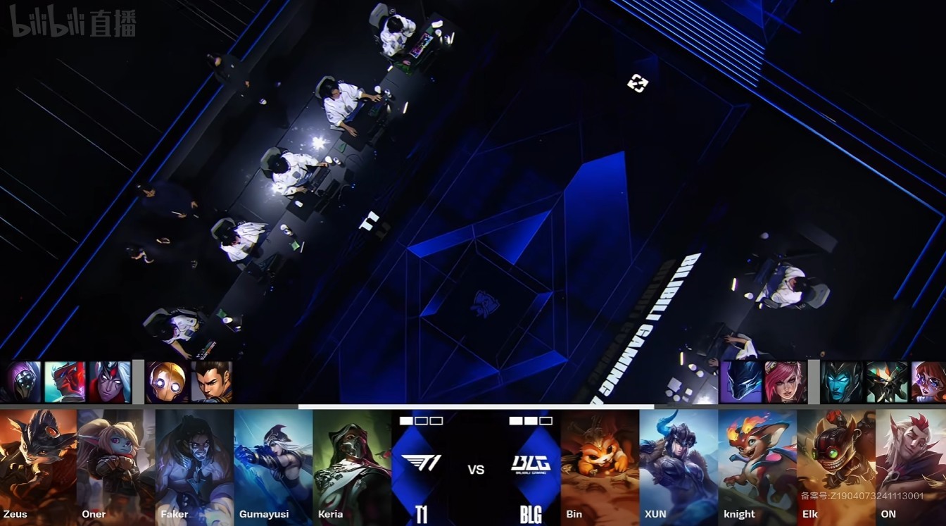 S14总决赛：BLG 2-2 T1，战歌起！Faker发力，双方来到决胜局