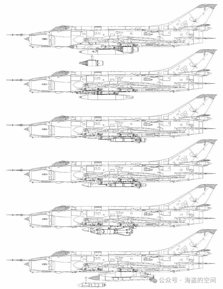 苏-17 攻击机 掠翼喷气式战斗攻击机 Su-17 Attack aircraft（轰炸机）_凤凰网