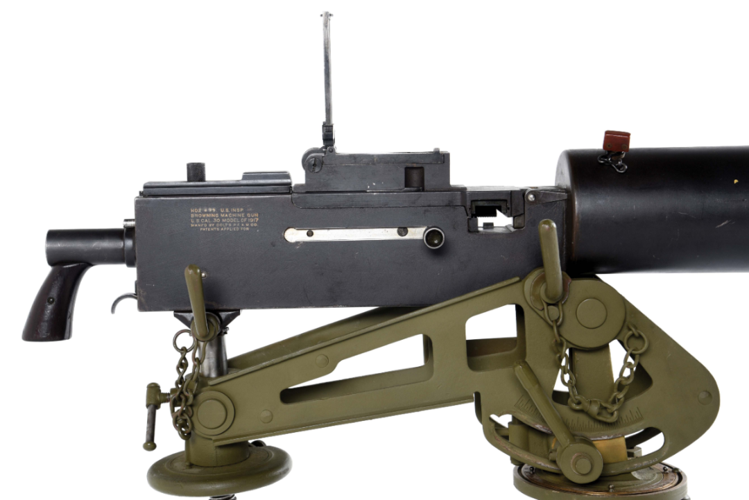 美国M1917水冷重机枪是美国版的马克沁机枪吗？_凤凰网