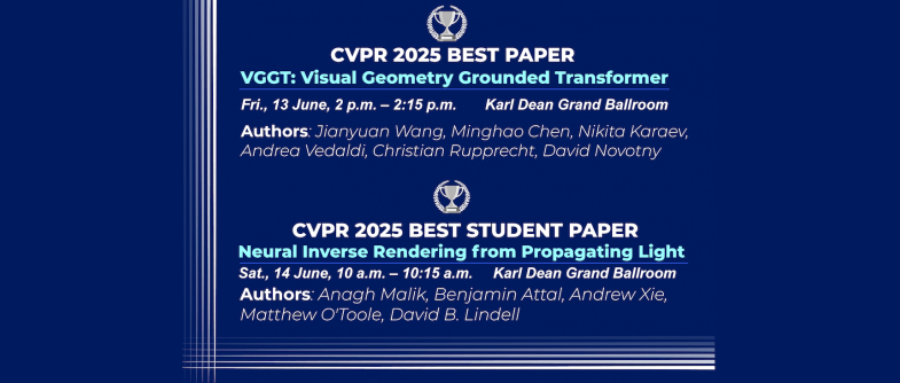 计算机视觉界“奥斯卡”揭榜！华人霸榜CVPR 2025，突破3D视觉瓶颈_凤凰网